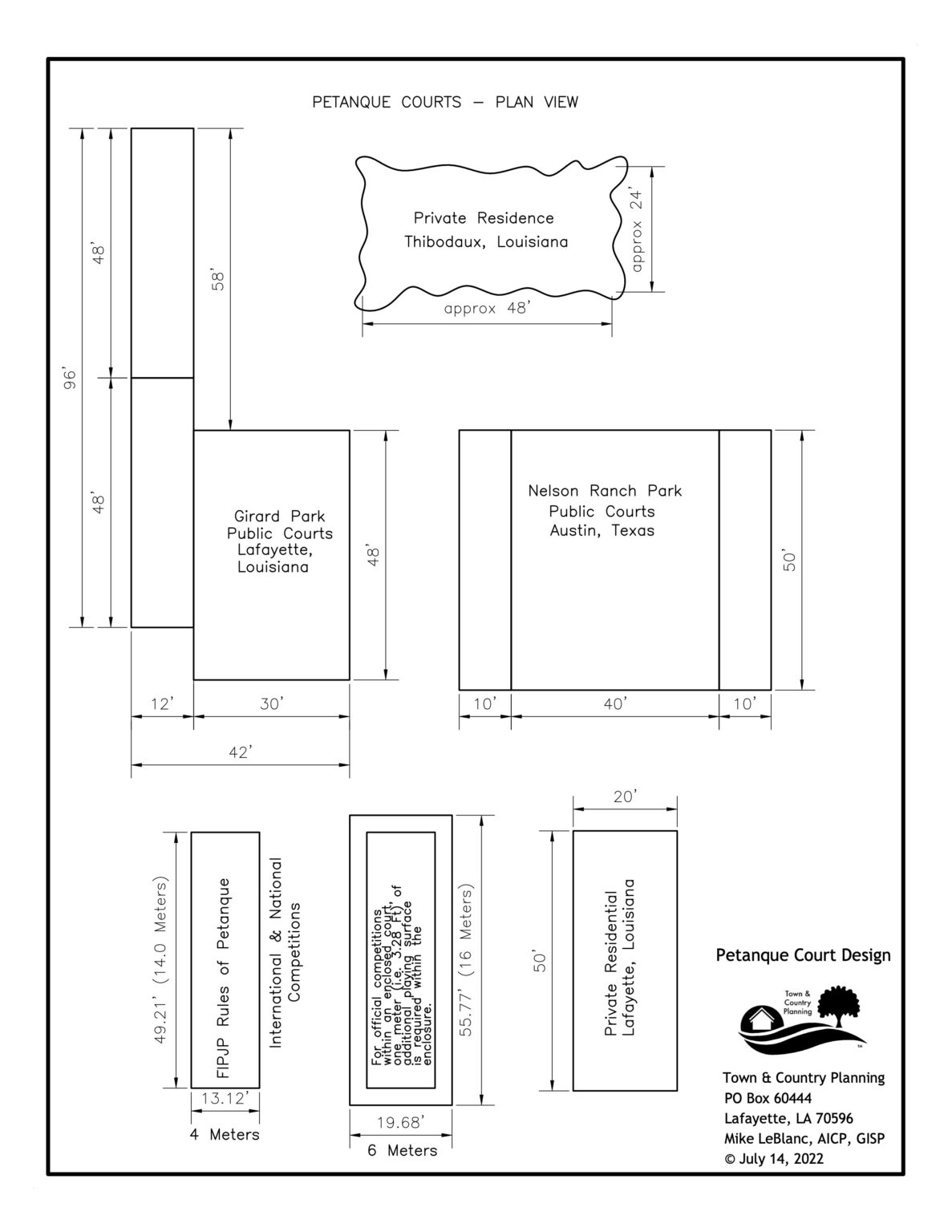 Petanque Court Construction | Mike LeBlanc